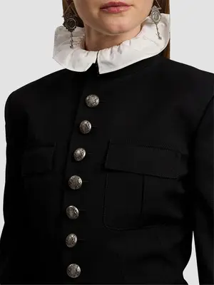 Ralph Lauren Eliza Grain De Poudre Jacket