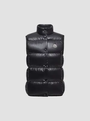 Moncler Badia Puffer Vest - Black