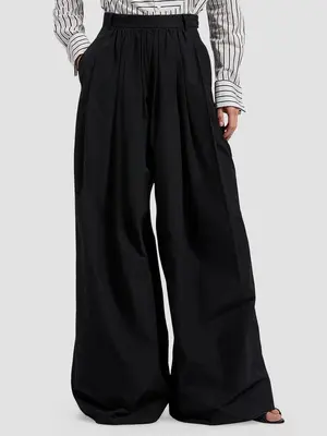 Ralph Lauren Vannesa Poplin Wide-leg Pants