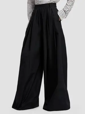 Ralph Lauren Vannesa Poplin Wide-leg Pants