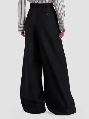 Ralph Lauren Vannesa Poplin Wide-leg Pants