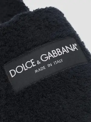 Dolce & Gabbana Terry Logo Slippers
