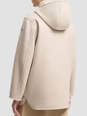 Moncler Hemiptere 3-in-1 Hooded Puffer Jacket In Wool And Cashmere