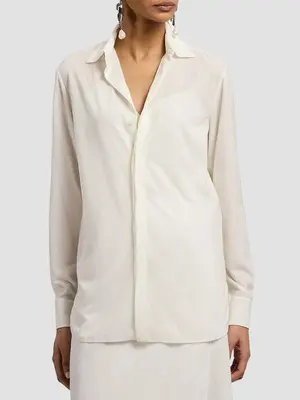 Ralph Lauren Adrien Silk Relaxed-fit Shirt