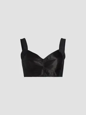 Dolce & Gabbana Satin Bra Top