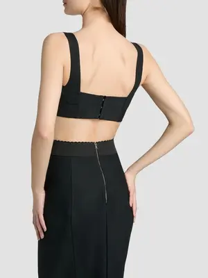 Dolce & Gabbana Satin Bra Top