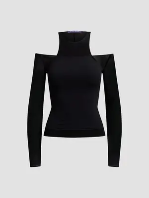 Ralph Lauren Maxine Layered Jersey Top