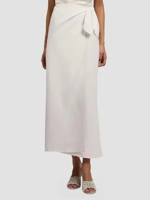 Ralph Lauren Trina Linen Maxi Skirt