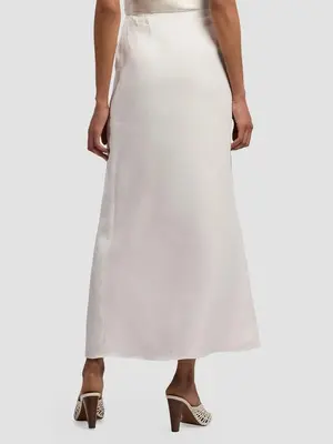 Ralph Lauren Trina Linen Maxi Skirt