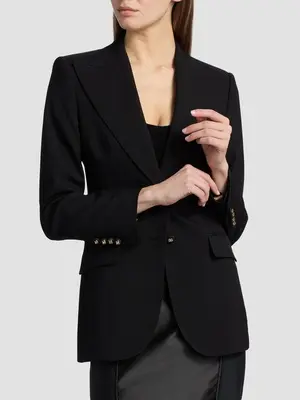 Dolce & Gabbana Stretch-wool Two-button Blazer