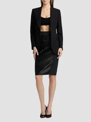 Dolce & Gabbana Stretch-wool Two-button Blazer
