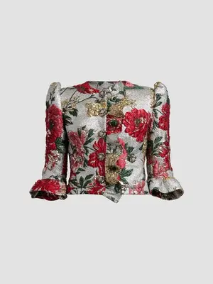 Dolce & Gabbana Floral Brocade Jacket - Jacquard