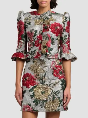 Dolce & Gabbana Floral Brocade Jacket