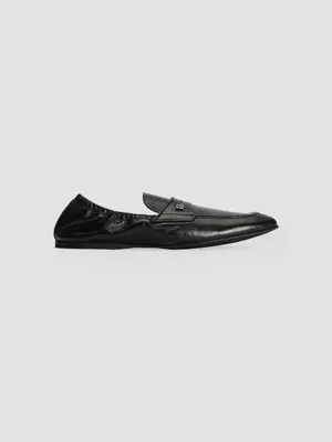 Dolce & Gabbana Leather Penny Loafers - Nero