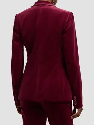 Ralph Lauren Parker Stretch-velvet Blazer