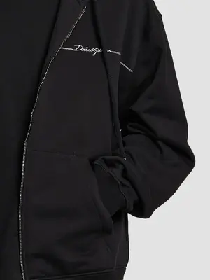 Dolce & Gabbana Logo Cotton Zip-front Hoodie