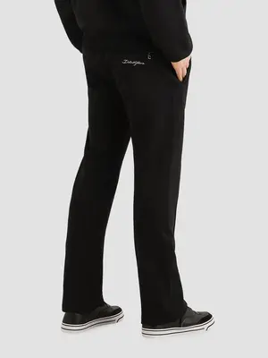 Dolce & Gabbana Logo Cotton Drawstring Pants