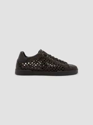 Dolce & Gabbana Woven Leather Low-top Sneakers