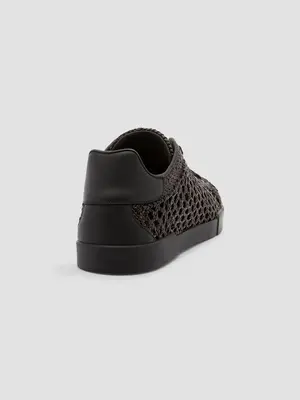 Dolce & Gabbana Woven Leather Low-top Sneakers