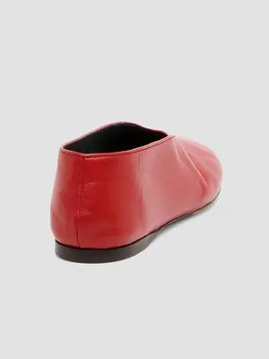 Moschino Duck Leather Flats