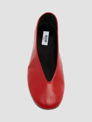 Moschino Duck Leather Flats