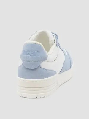 Moschino Streetball Colorblock Leather Sneakers