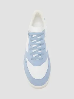Moschino Streetball Colorblock Leather Sneakers