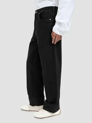 Bottega Veneta Turned-up Faded Jeans