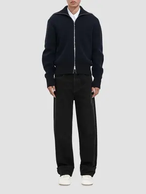 Bottega Veneta Turned-up Faded Jeans