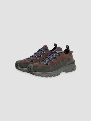 Moncler Trailgrip Lite3 Sneakers In Suede - Brown