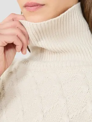 Max Mara Oversized Diamond Wool And Cashmere Sweater