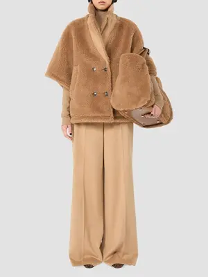Max Mara And Teddy Reversible Cape