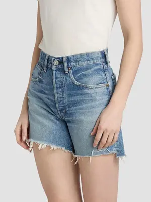 Moussy Vintage Graterford Denim Long Shorts