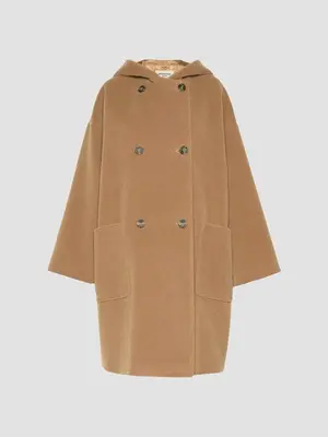 Max Mara Wool And Alpaca Beaver Cloth Coat