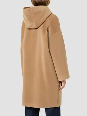 Max Mara Wool And Alpaca Beaver Cloth Coat