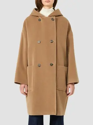 Max Mara Wool And Alpaca Beaver Cloth Coat
