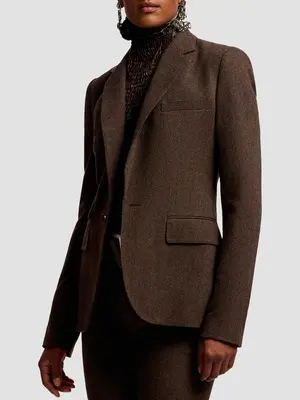 Ralph Lauren Parker Herringbone Wool-blend Jacket