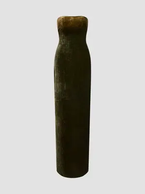 Ralph Lauren Farley Velvet Evening Dress