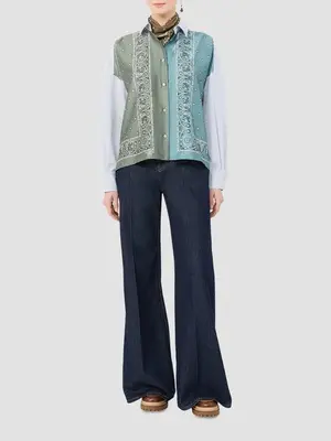 Max Mara Technical Twill And Cotton Poplin Shirt