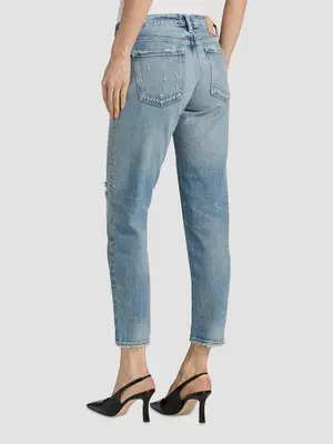 Moussy Vintage Hackney Tapered Mid-rise Jeans
