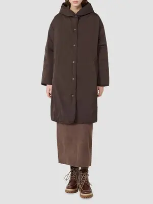 Max Mara Reversible Down Coat In Technical Twill