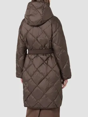 Max Mara Reversible Down Coat In Technical Twill