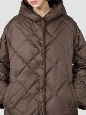 Max Mara Reversible Down Coat In Technical Twill