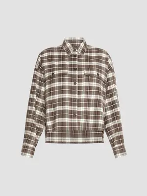 Max Mara Wool And Cotton Flannel Shirt