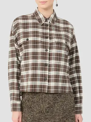 Max Mara Wool And Cotton Flannel Shirt