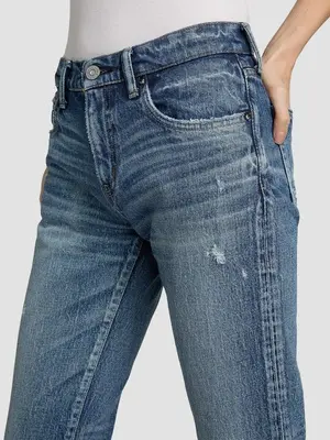 Moussy Vintage Mallard Slim-fit Straight-leg Jeans