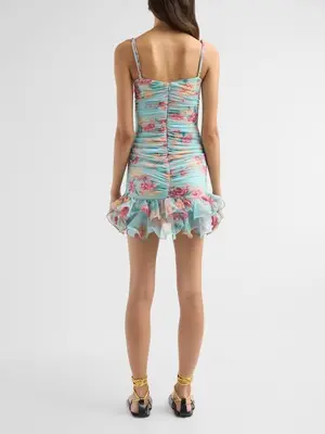PatBO Flora Mist Mini Dress