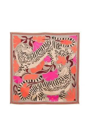 INOUI EDITIONS Scarf Square "panteo - Beige