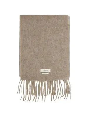 Jacquemus Scarf Mohair "l`echarpe Carro - Brown