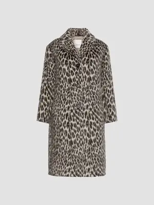 Max Mara Soft Textured Jacquard Coat